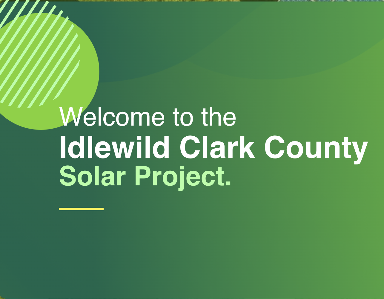 Idlewild Clark County Solar Project